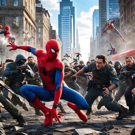 12 000 Spiderman Action Scene Pictures