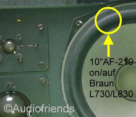 Braun L730, L830, Concert 90, SM1004, SM1005 - Repair kit.