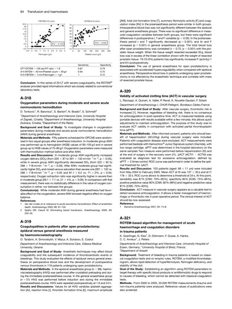 Pdf Rotem Based Algorithm For Management Of Acute Haemorrhage And