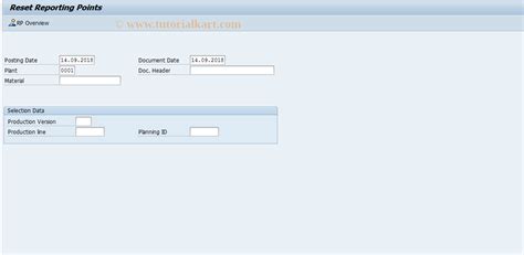 Mf4r Sap Tcode Resetting Reporting Points