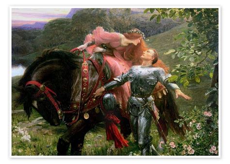 Posterlounge Poster Sir Frank Dicksee La Belle Dame Sans Merci