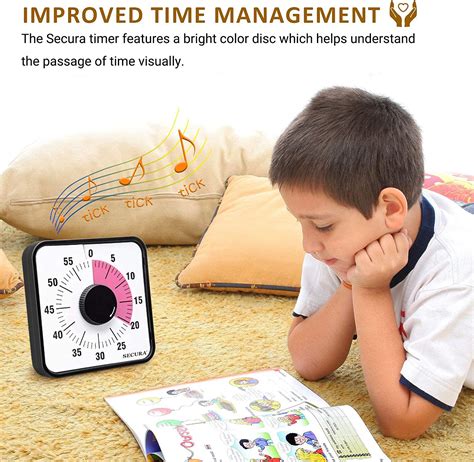 Secura 60 Minute Visual Countdown Timer 75 Inch Oversize Classroom