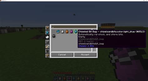 The Light Blue Bit Bag Is Titled Chiselsandbits Color Light Blue Issue Chiselsandbits