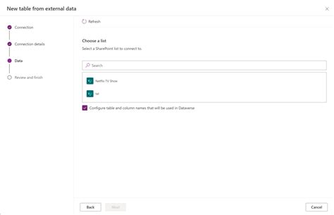 Connect To External Data With Dataverse Virtual Tables Sharepoint Lessons