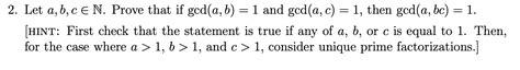 Solved Let A B CN Prove That If Gcd A B And Chegg