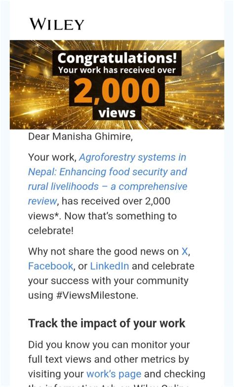Manisha Ghimire On Linkedin Wiley Research
