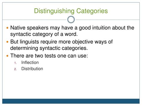 Ppt Lexical Categories Powerpoint Presentation Free Download Id2510151