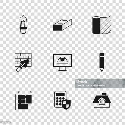 Set Security Keypad Access Panel Pencil With Eraser House Worker Safety Helmet Wallpaper Light