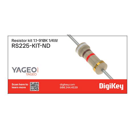 Resistor Kits Electronic Components Distributor Digikey