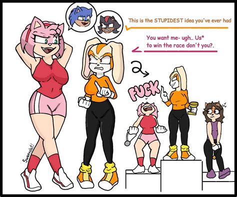 Shadow Cream And Sonic Amy Body Swap By Swapxolotl On Deviantart