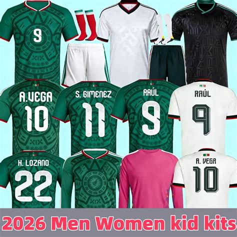 Green Mexico Soccer Jerseys 2026 World Cup Home From Jersey