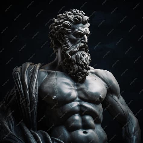 Premium Photo Stoic Man Statue