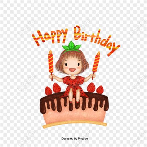 그림 일러스트 스타일 생일 축하합니다컵케익음식타일러 Png 일러스트 무료 다운로드 Lovepik