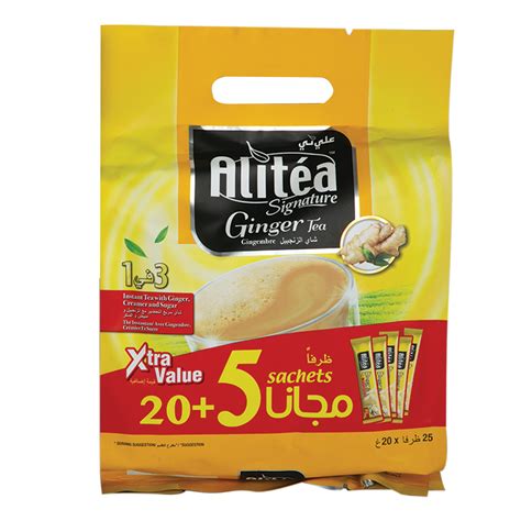 Alitea 3in1 Signature Ginger Tea 20 G 20 5 Online At Best Price Lulu Uae