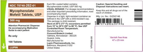 Mycophenolate Tablets Fda Prescribing Information Side Effects And Uses