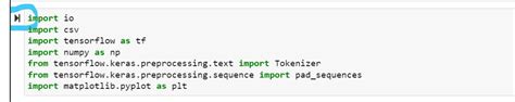 nameerror name csv is not defined natural language processing in