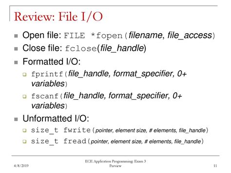 Eece2160 Ece Application Programming Ppt Download