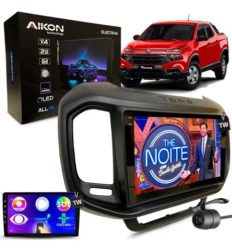 Multimídia Aikon 264gb Carplay Fiat Toro 2017 À 2021 C Tv Parcelamento Sem Juros