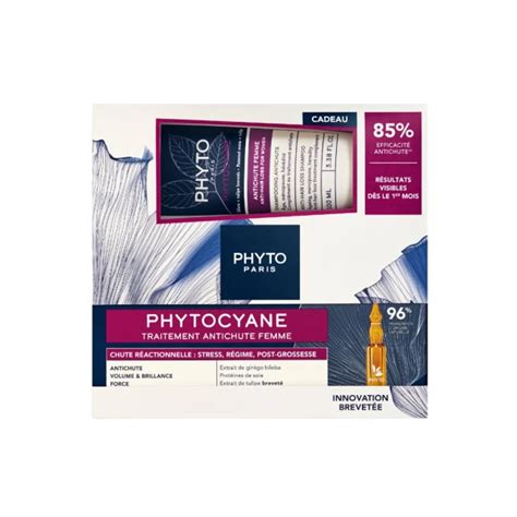 Phyto Phytocyane Set Anti Hair Loss Treatment Women 12x5ml And T Anti