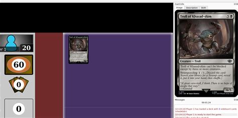 Troll Of Khazad Dûm Card Doesnt Display The Image Because The Software
