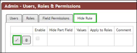 hide rule