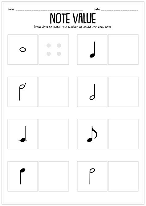 11 Music Theory Worksheets Note Value Free PDF At Worksheeto Com Worksheets Library