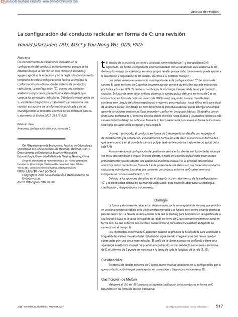 2007jafarzadeh Thec Shapedrootcana 1enes Pdf