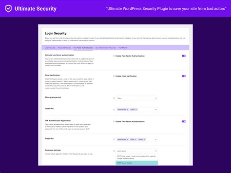 🛡️ Ultimate Security — Security 2fa Anti Bot Ip And Login Protection And More Wordpress