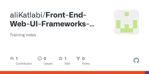 Github Alikatlabifront End Web Ui Frameworks And Tools Bootstrap 4