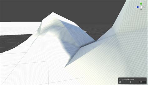 jagged shadow edges on low poly models using urp baked lighting unity engine unity discussions