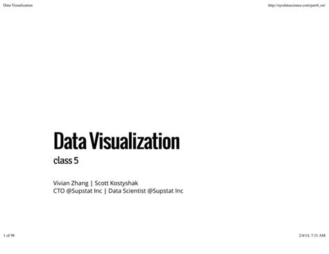 Data Visualization Ppt