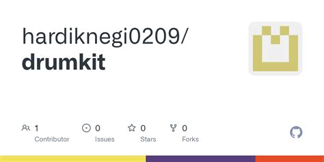 Github Hardiknegi Drumkit