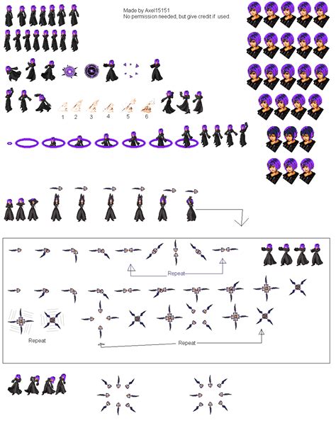 Complete Jinx Sprite Sheet By Axel15151 On Deviantart