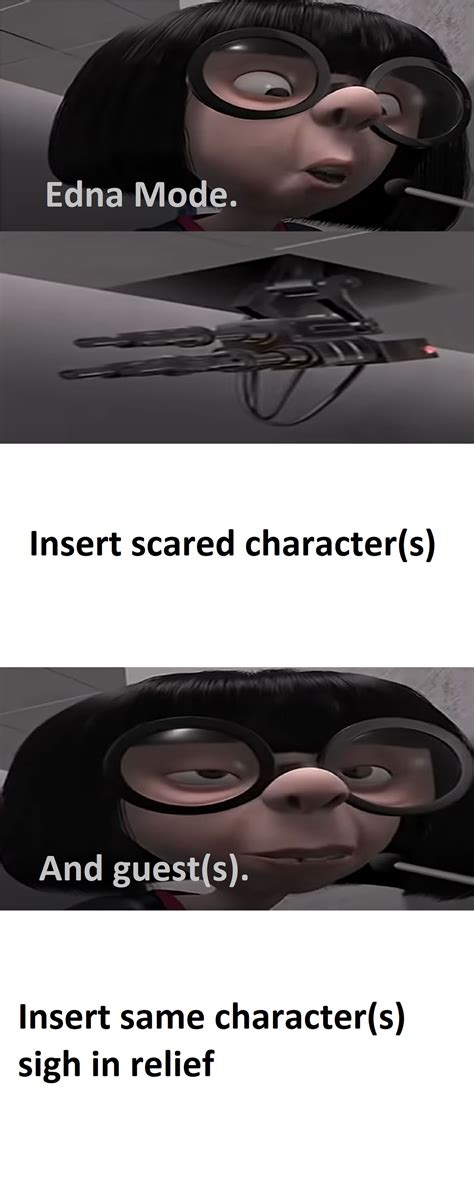 Edna Mode And Guests Blank Meme By Disneyponyfan On Deviantart