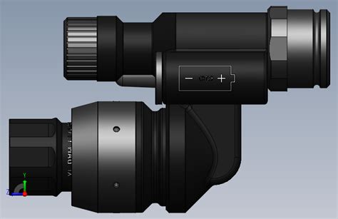 夜视仪solidworks 2013模型图纸下载 懒石网
