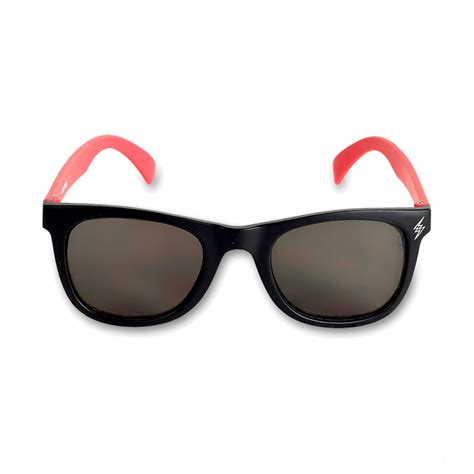 Детски слънчеви очила със 100 Uv защита в черно и рали принт Точици