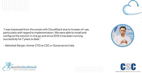Apache Cloudstack On Linkedin Bringing Digital Services To 1 3 Billion People With Apache