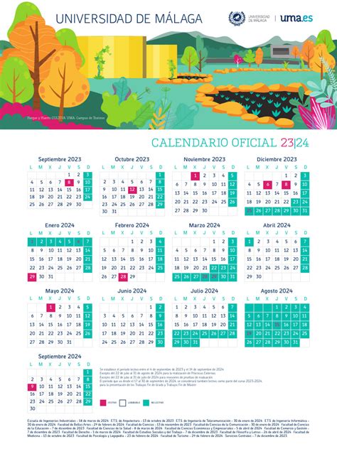 Calendario Académico Uma 2023 2024 Pdf