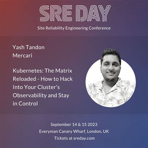 Conf42 Online Tech Events On Linkedin Sreday Keynotespeaker Kubernetesobservability