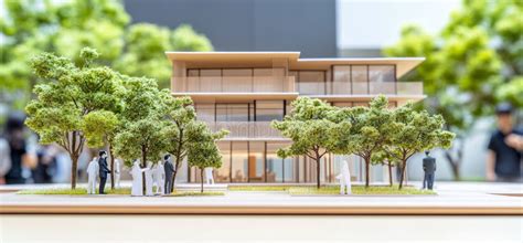 Constructing Miniatures Is A Classroom Activity That Civil Engineering Majors Take Part In Stock