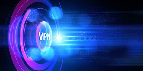 Vpn Virtual Private Network Internet Digital Technology Concept Stock