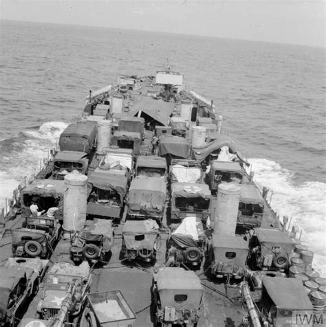 View Of The Vehicle Deck Of Landing Ship Tank Lst 304