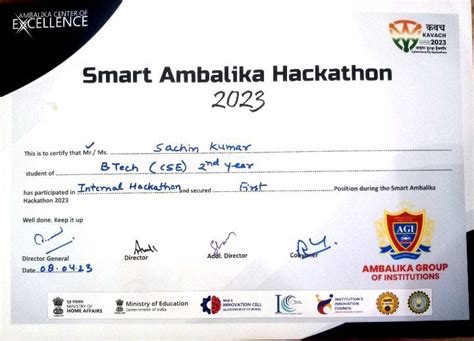 Sachin Singh On Linkedin Hackathonwinners Teamwork Innovation