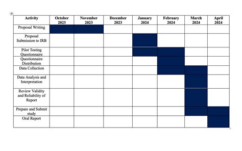 DNP Project Gantt Chart Template Guide Good DNP Projects