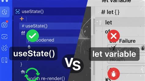 🧠 Why Usestate Works And A Plain Variable Fails Even If Your Console