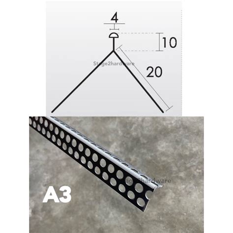 Pvc Corner Bead Groove Line Plastic Corner Bead Plastic Kak Pvc