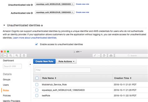 Ios Amazon Cognito And Identity Pool Issue Stack Overflow