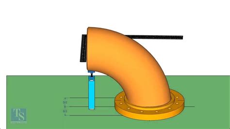 How To Fit Up Slip On Flange Fit Up On An Elbow Youtube