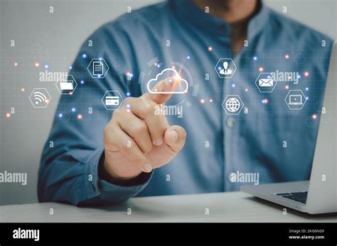 Cloud Computing Diagram Technology Data Storage Networking And
