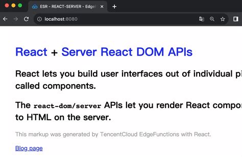 What Is Edge Side Rendering And How It Works Tencent Edgeone